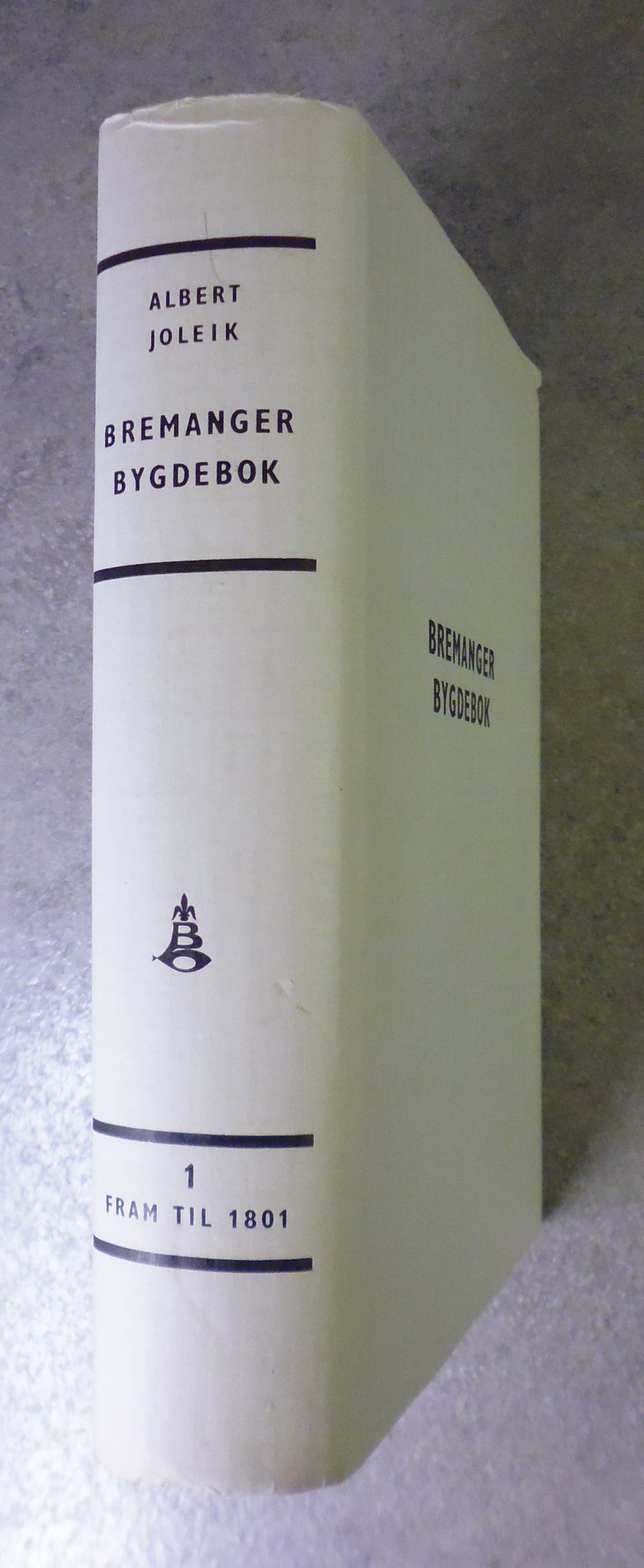 Joleik, Albert Abramson: Bremanger bygdebok 1. Soga fram til 1801 ...