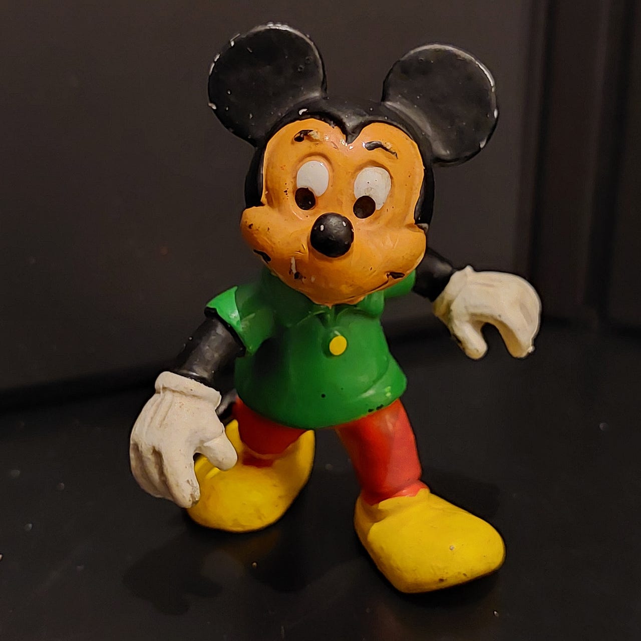 Mikke Mus Bully pvc figur vintage | FINN-torget