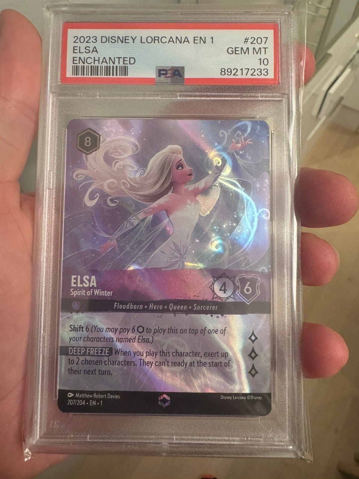 Disney Lorcana Elsa Enchanted PSA 10 | FINN-torget