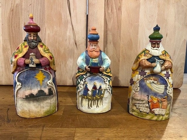 Julepynt Jim Shore - 3 Koningen - Resin | FINN-torget