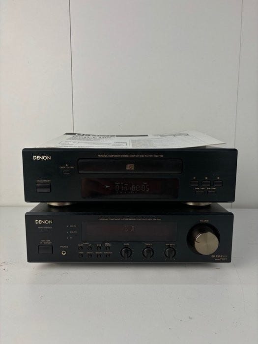 Denon - DRA-F100-mottaker - DCD-F100 CD-spiller Stereo sett | FINN-torget