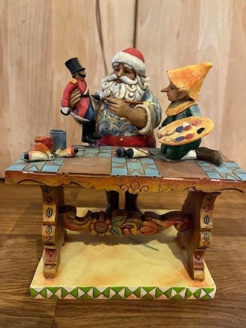 Jim Shore - Julepynt - Verkstedet til S. Claus - Resin | FINN-torget