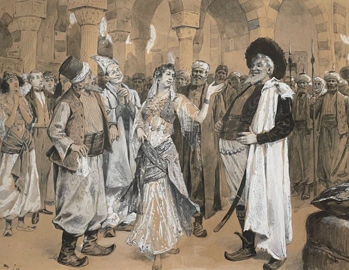 Edouard Zier (1856-1924) - La belle danseuse | FINN-torget