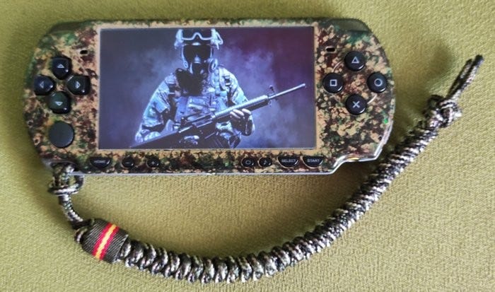 Sony - Super Pack: Playstation SONY PSP 2004 * Camouflage Edition ...
