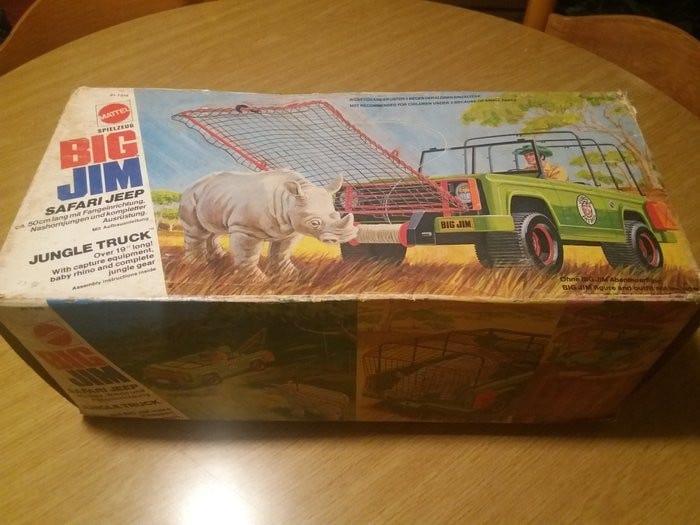 Mattel - Bil Big Jim Safari Jeep - 1970-1979 | FINN-torget