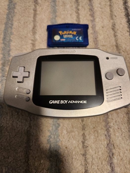 Nintendo - Gameboy Advance - Game Boy Advance platinum met Pokemon ...