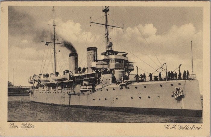 Nederland - Maritime, Skip, Royal Dutch Navy - Gjennom årene - Postkort ...