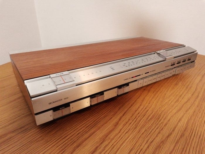 Bang & Olufsen - Beomaster 1500 betjent, topp stand. 12 måneder full ...