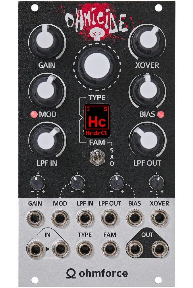 Eurorack module: Ohmicide (over 100 forskjellige distortion algorithmer) | FINN-torget