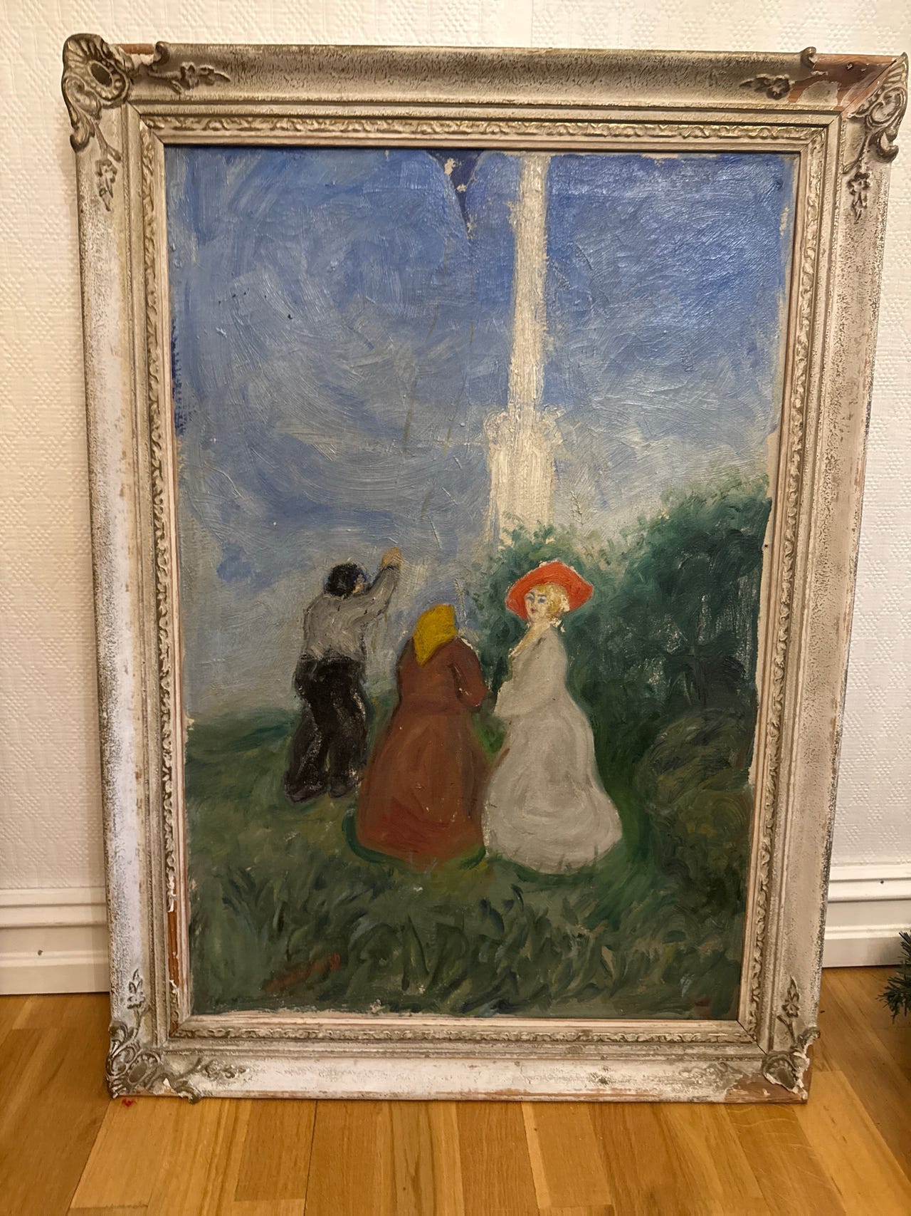 Gammelt fint oljemaleri | FINN-torget