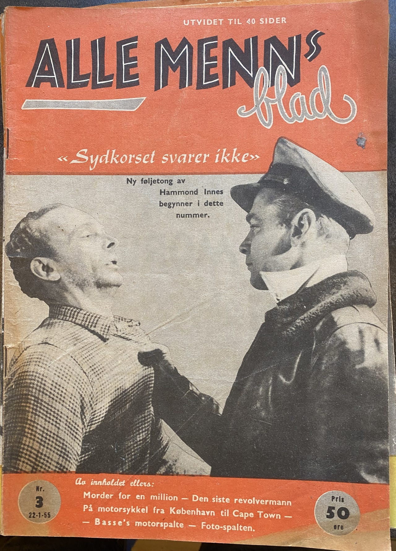 "Alle Menn" ukeblad fra 1955, 57, 58, 59 og 60, totalt 32 stk, selges ...
