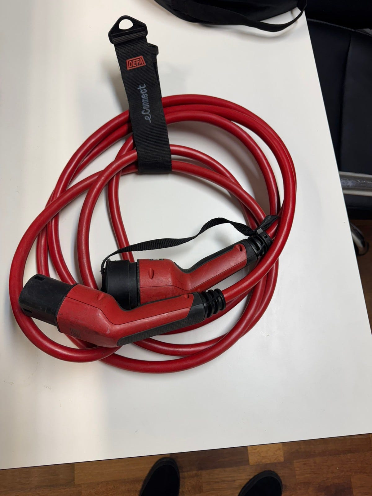 Elbil ladekabel Defa eConnect type 2 32A 7,5M 3-FAS 22kW | FINN-torget