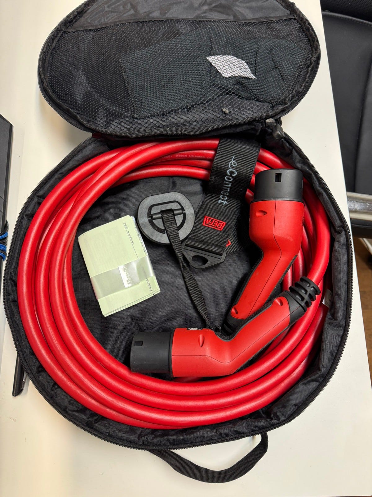 Elbil ladekabel Defa eConnect type 2 32A 7,5M 3-FAS 22kW | FINN-torget