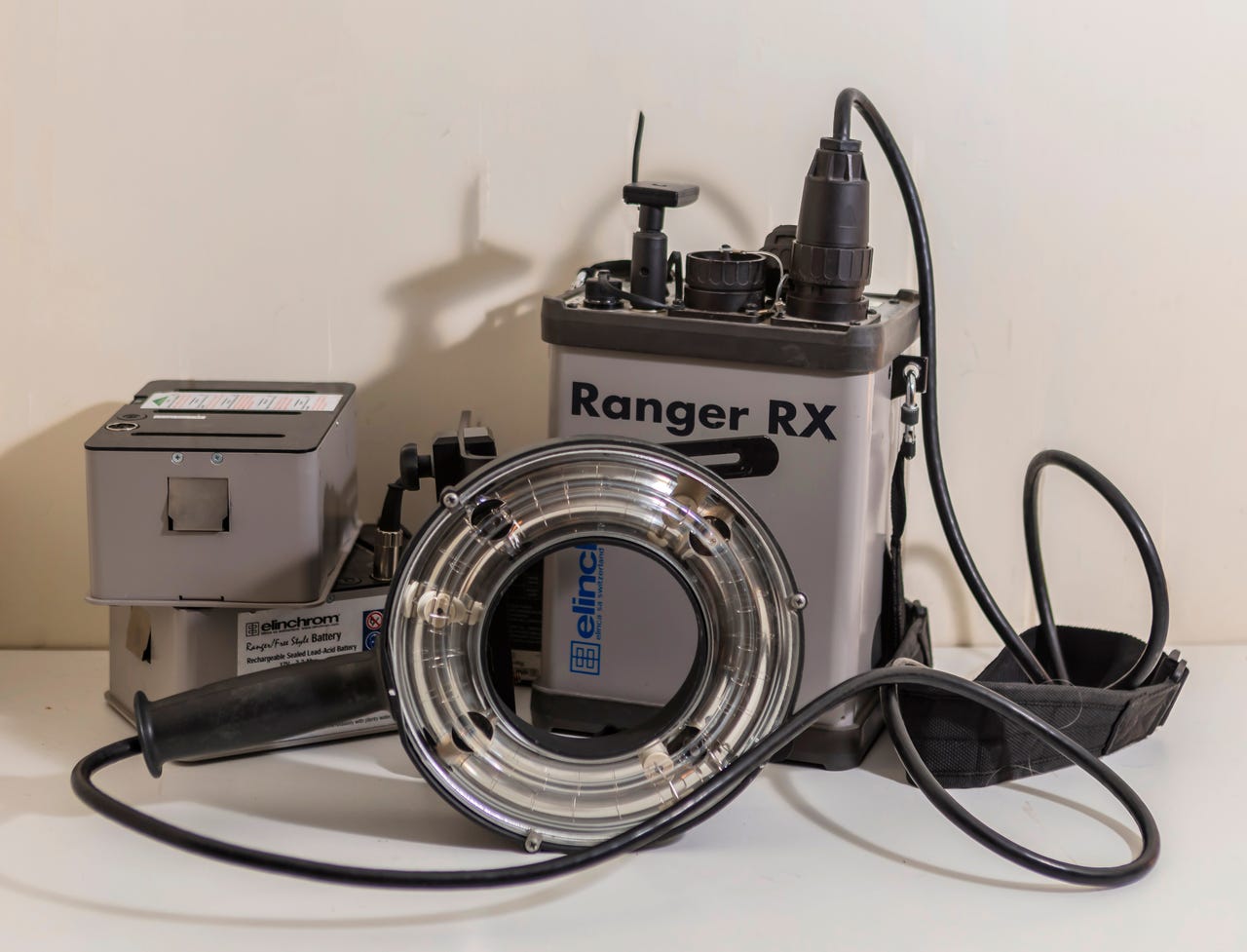 Elinchrom Ringblitz RF 1500 med Ranger RX batteripakke | FINN-torget