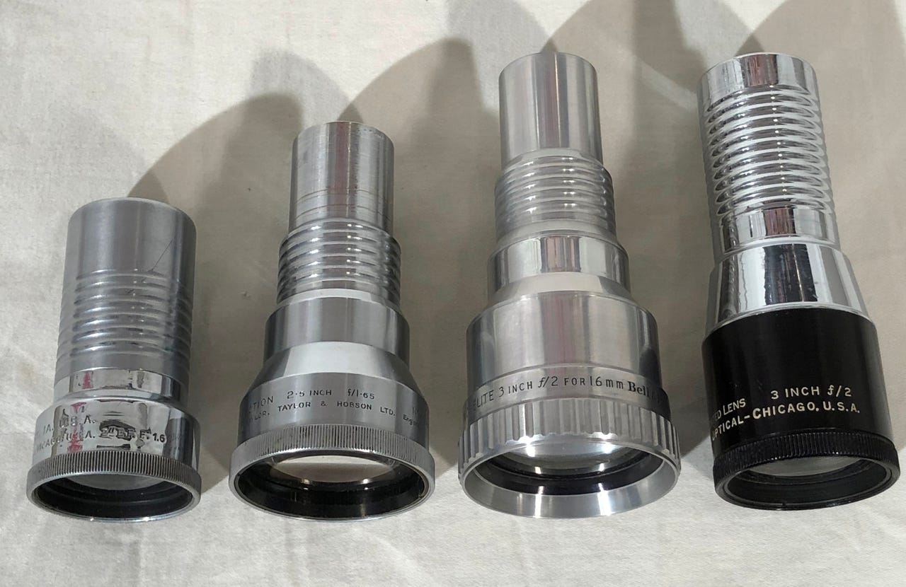 Bell & Howell objektiver til 16mm filmfremvisere * OPTIKK etc | FINN-torget