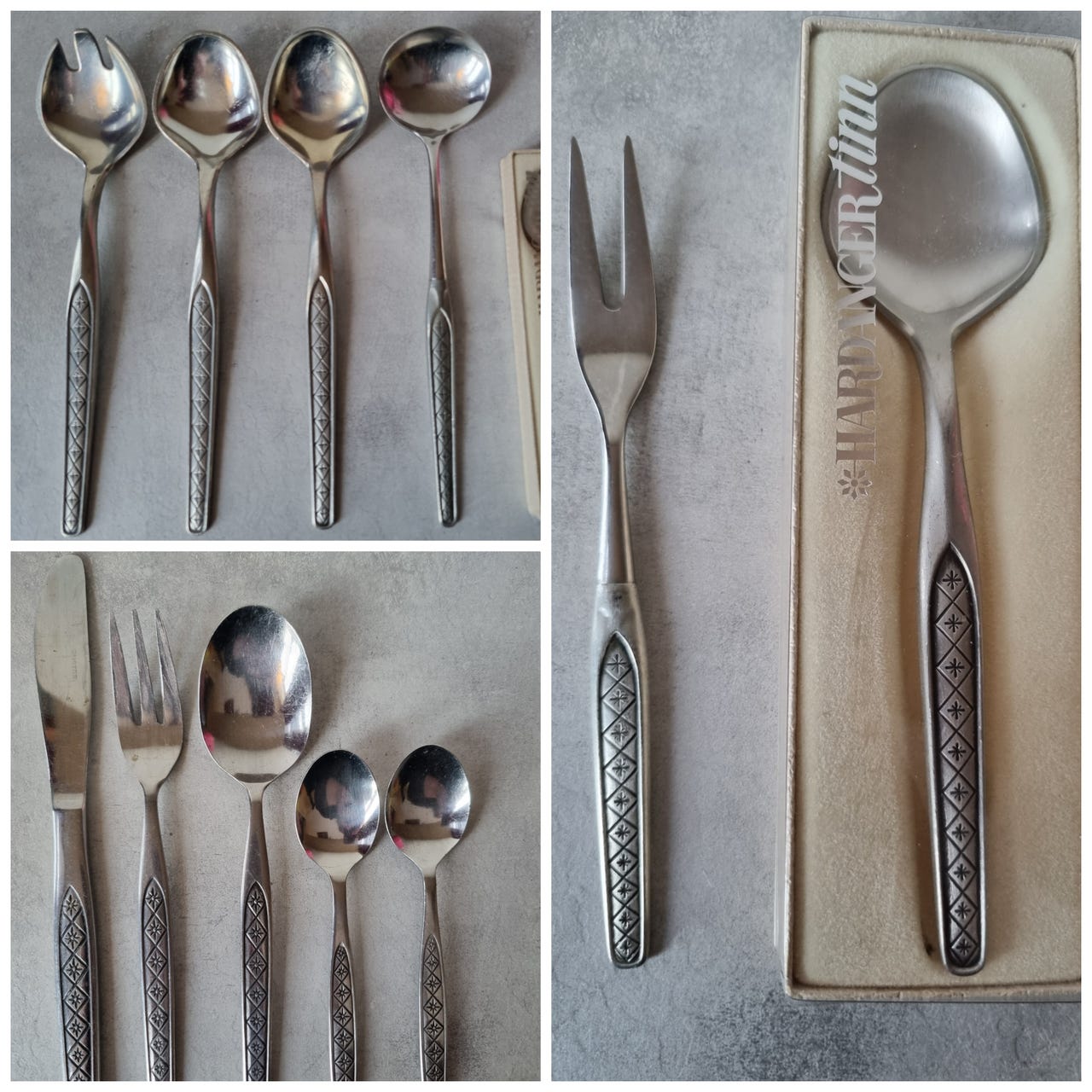 Hardanger tinn bestikk | FINN-torget