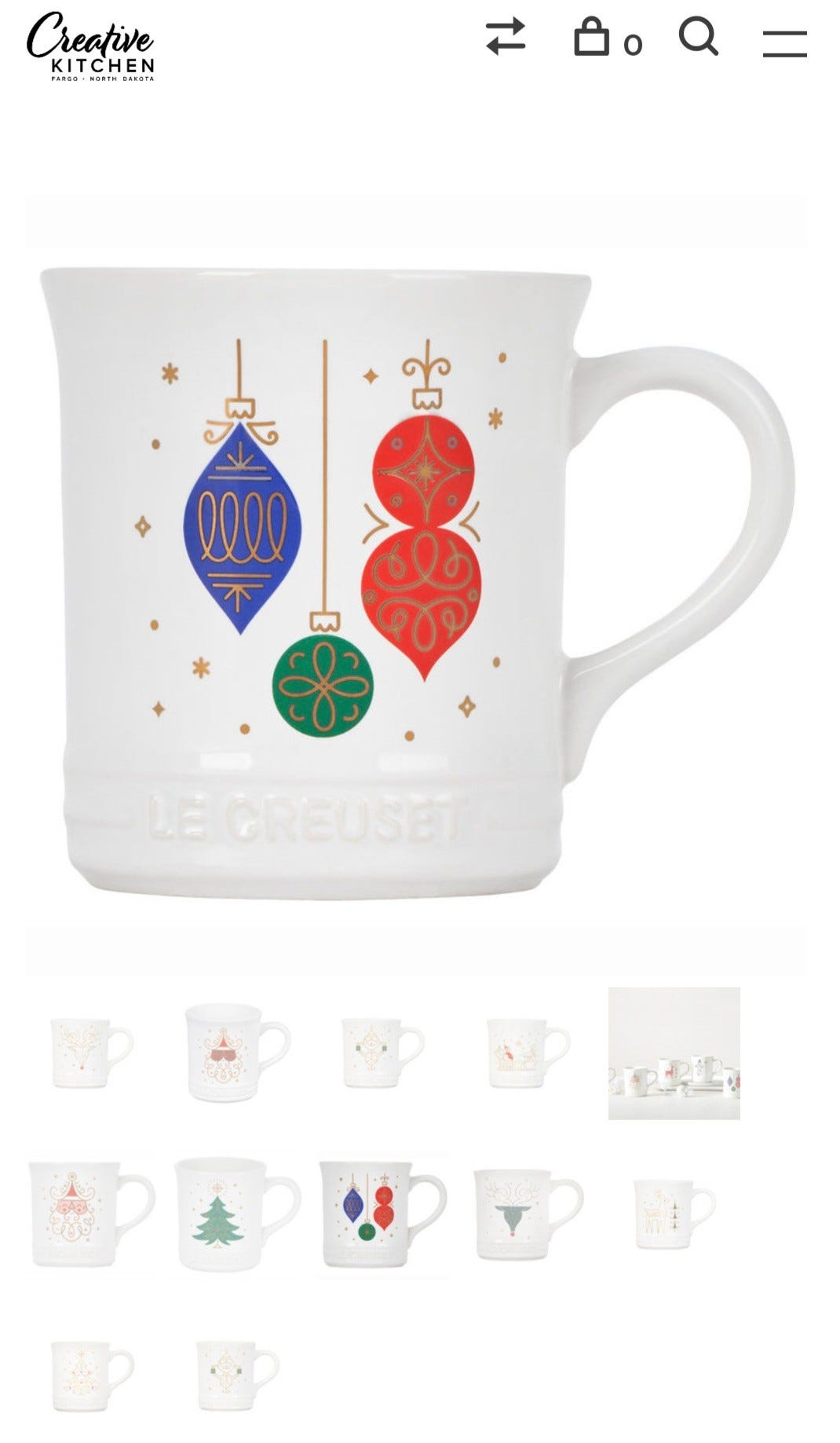 Le Creuset, julekopp/krus | FINN-torget