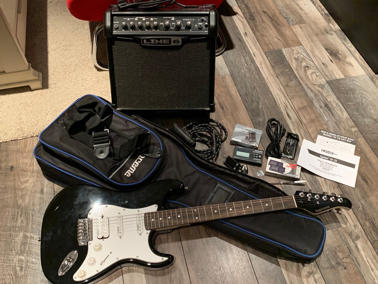Wilkinson Supreme el-gitar med forsterker og tuner | FINN-torget
