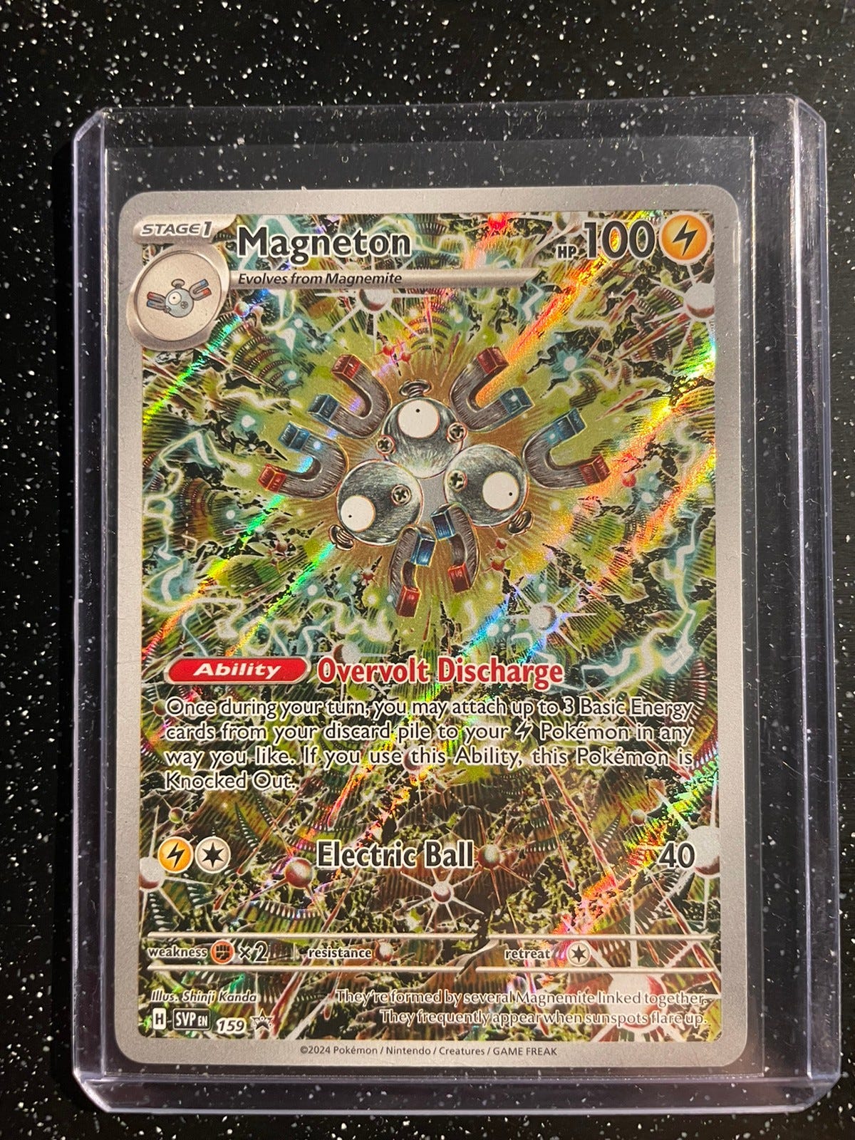 Magneton#159 black star promo, surging sparks | FINN-torget