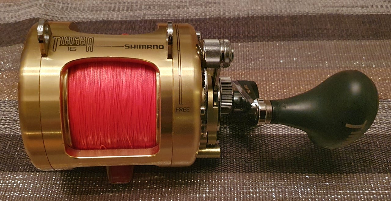 Ubrukt Shimano Tiagra 16 med 1000 meter braid | FINN-torget