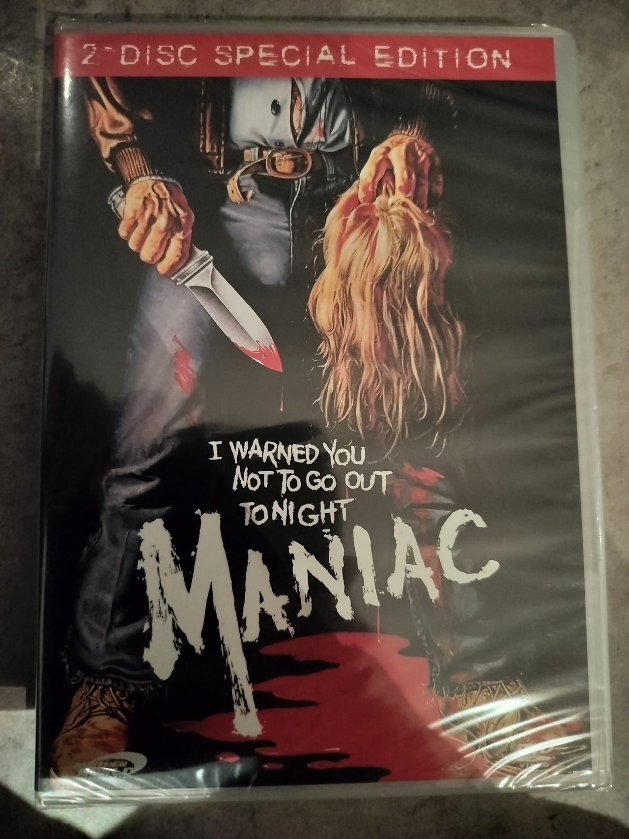 Maniac ( DVD) 1980 - Skrekk - Ny i plast - Norsk tekst - 2 disc Special ...