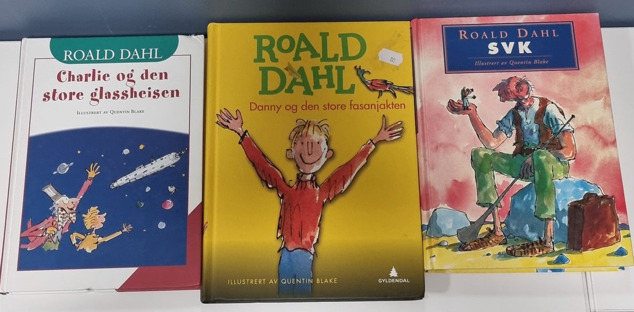Roald Dahl 3 stk | FINN-torget
