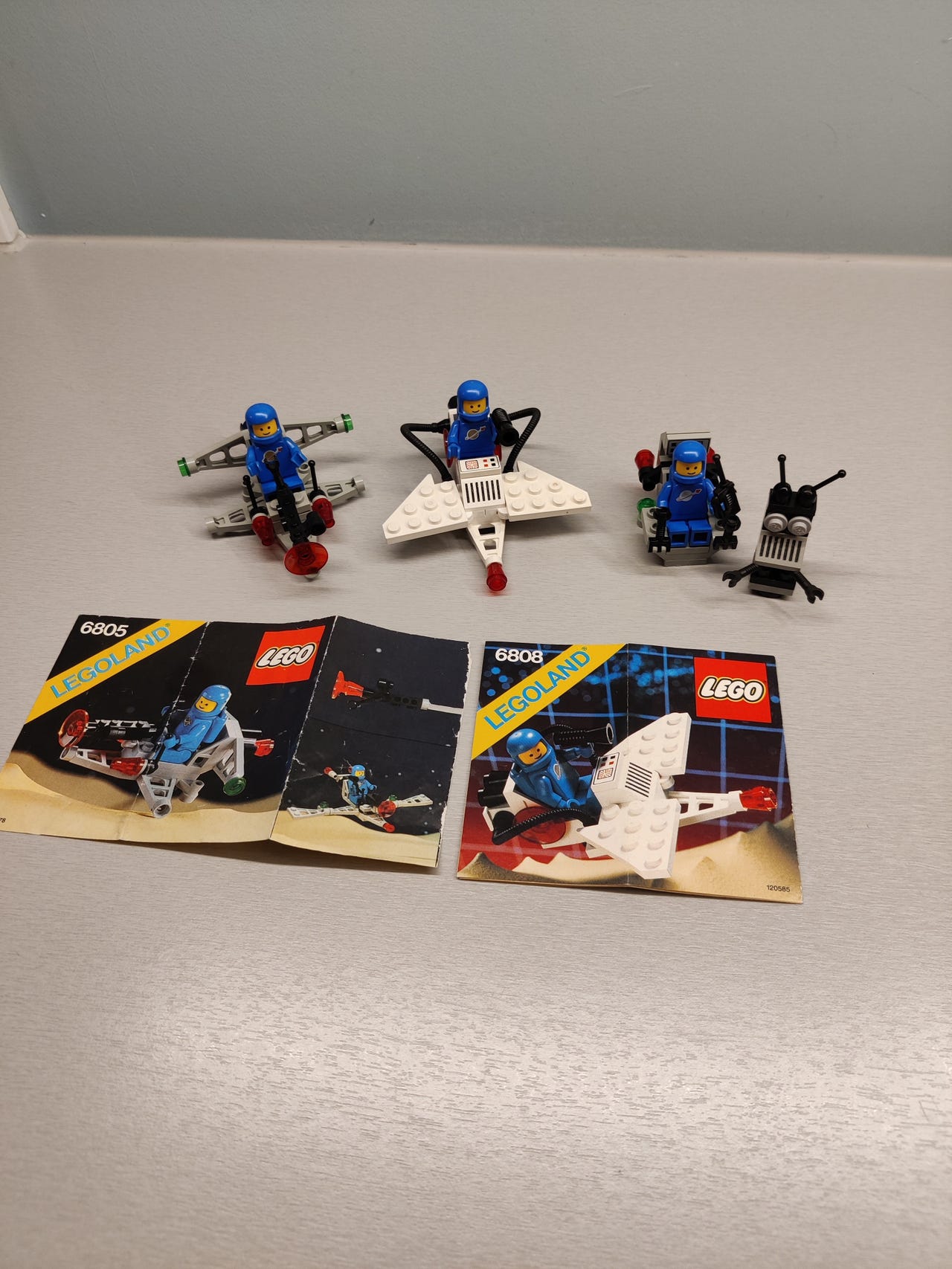 LEGO 6805 Astro Dasher + 6808 Galaxy Trekkor + 6809 XT-5 and Droid ...