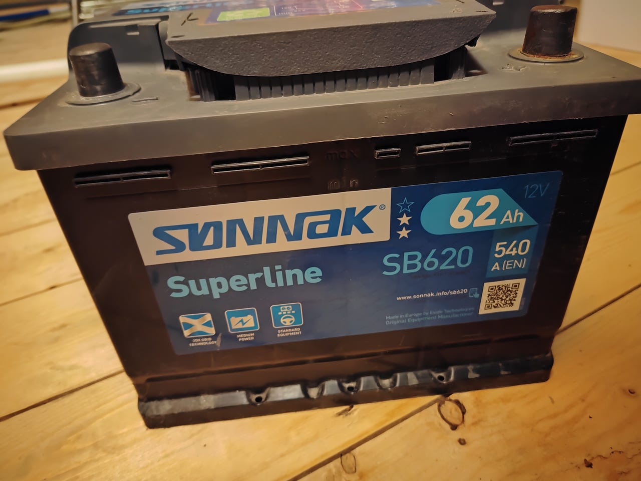 Batteri Sønnak Superline SB620 62Ah 12v | FINN-torget