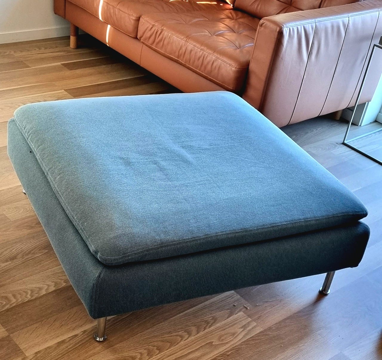 Söderhamn puff - lys turkis | FINN-torget