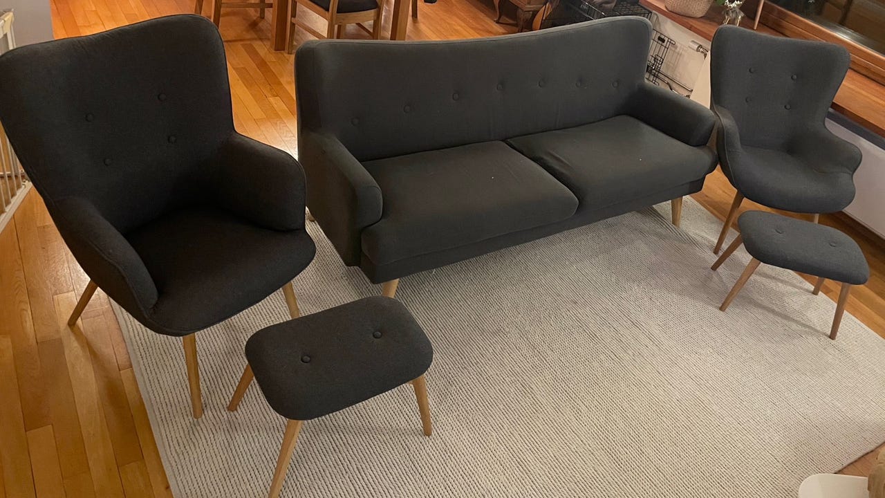 Sofa, to stoler, to skamler | FINN-torget
