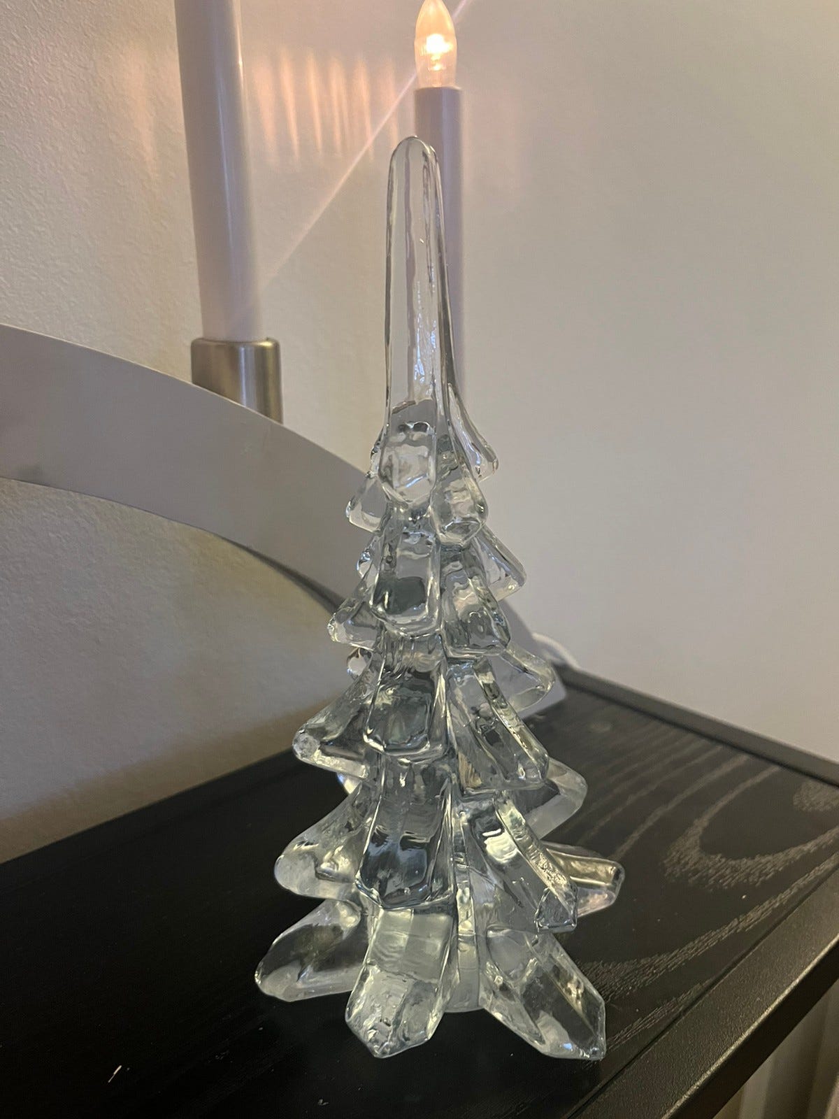 Glass juletre 21 cm høyt | FINN-torget