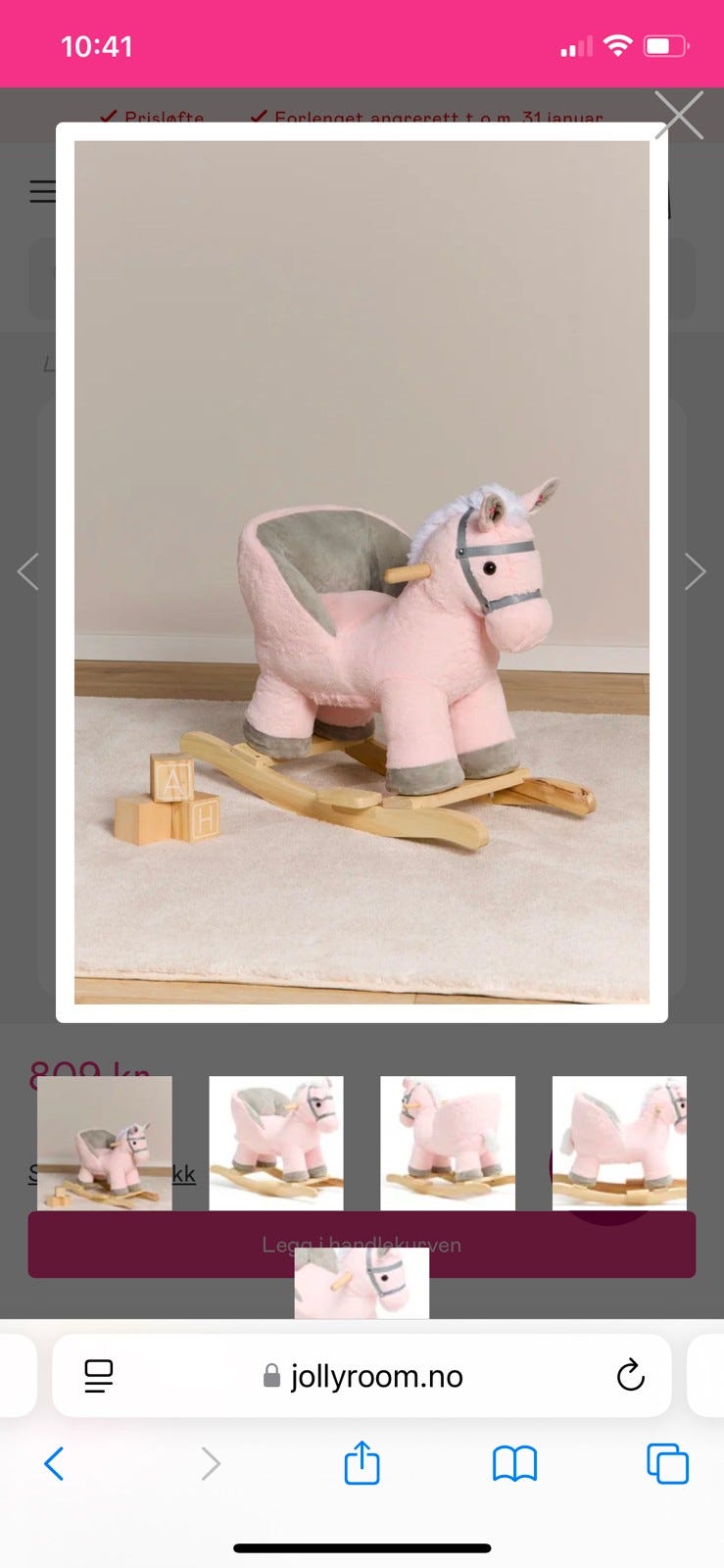 Gyngehest - Cloudberry Castle🐴 | FINN-torget