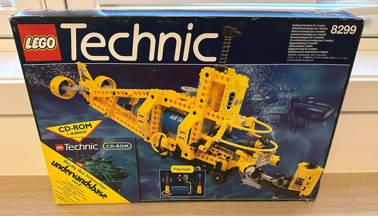 LEGO 8299: Search Sub (Technic) fra 1997 - aldri bygd | FINN-torget