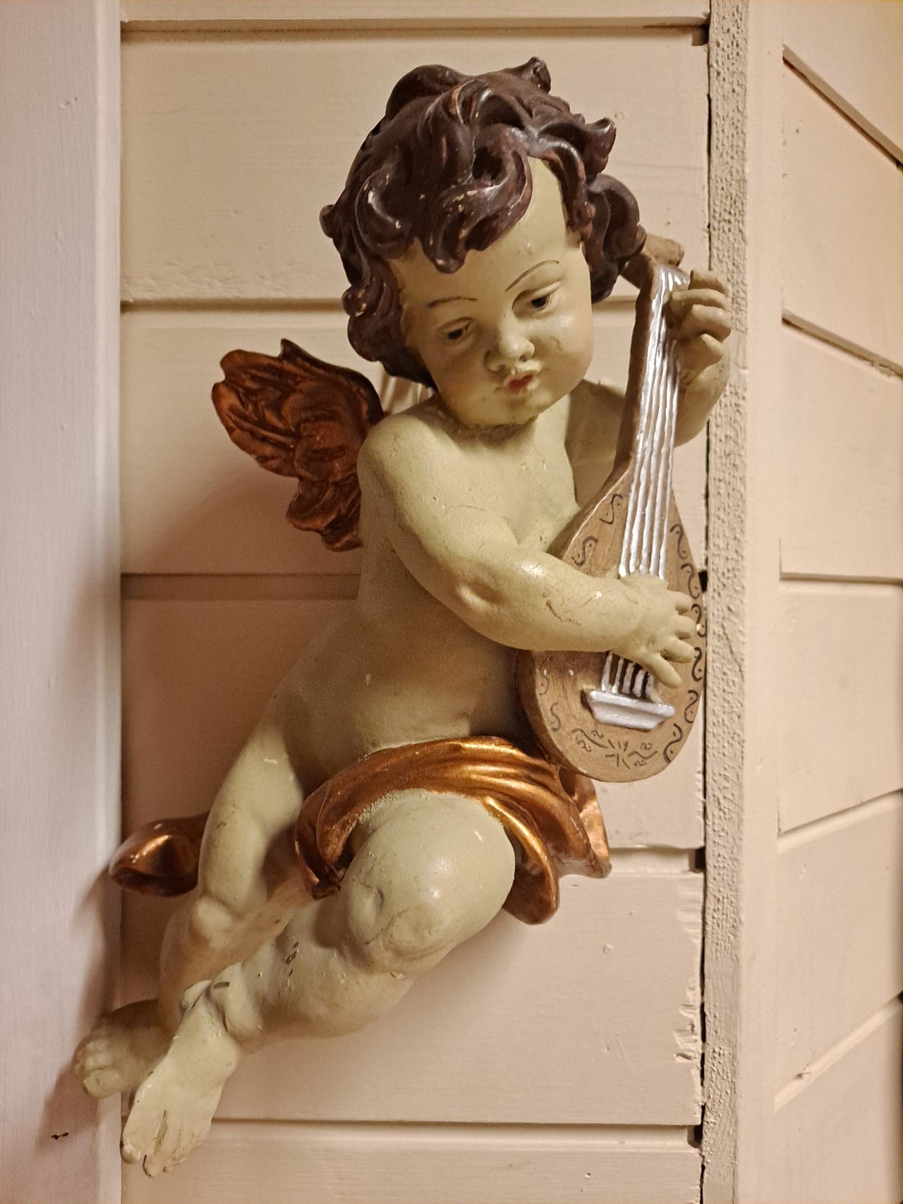 Vakker gammel engel til å henge opp | FINN-torget