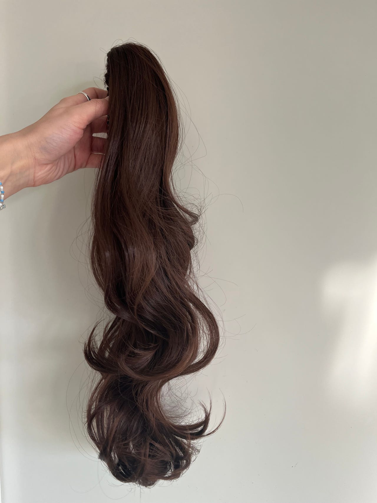 Hair extention pony tail clip Brun | FINN-torget