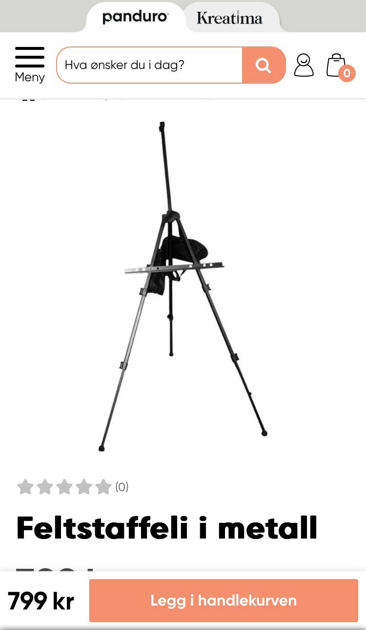 Staffeli fra Panduro m/veske | FINN-torget