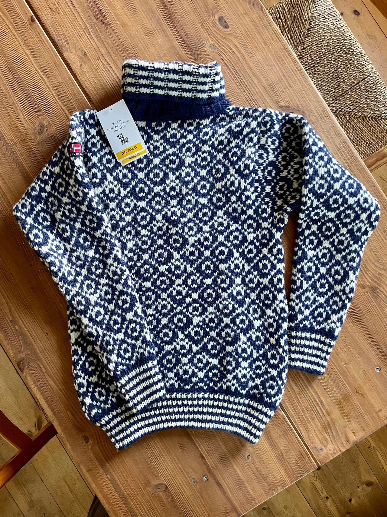 Devold Svalbard Sweater High Neck, 100% ren ull | FINN-torget