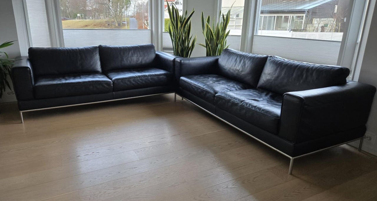 Ikea Arild skinnsofa | FINN-torget