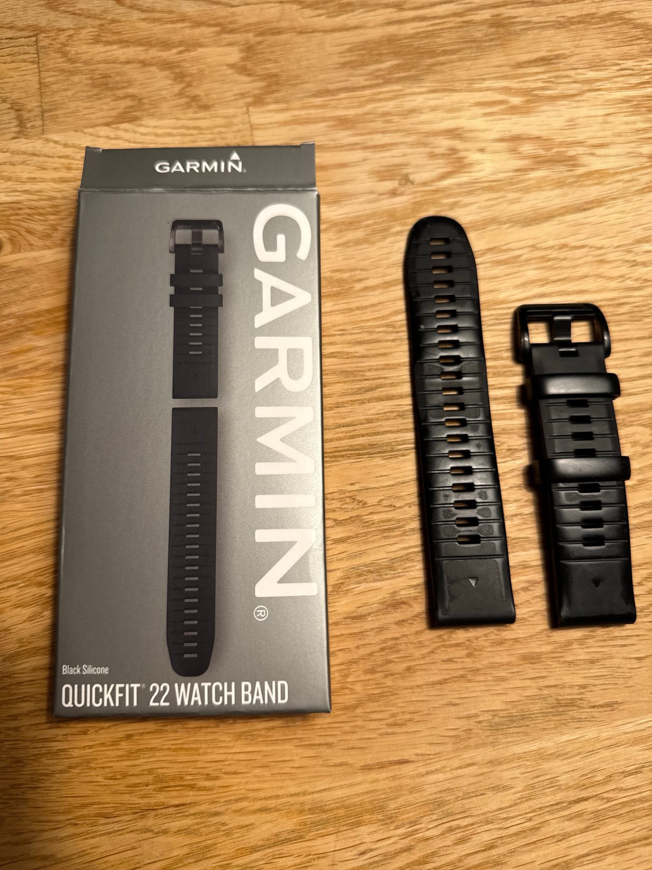 Sort Garmin Quickfit 22 mm klokkereim | FINN-torget