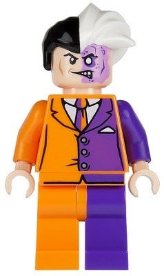Lego DC Two-face minifiguren | FINN-torget