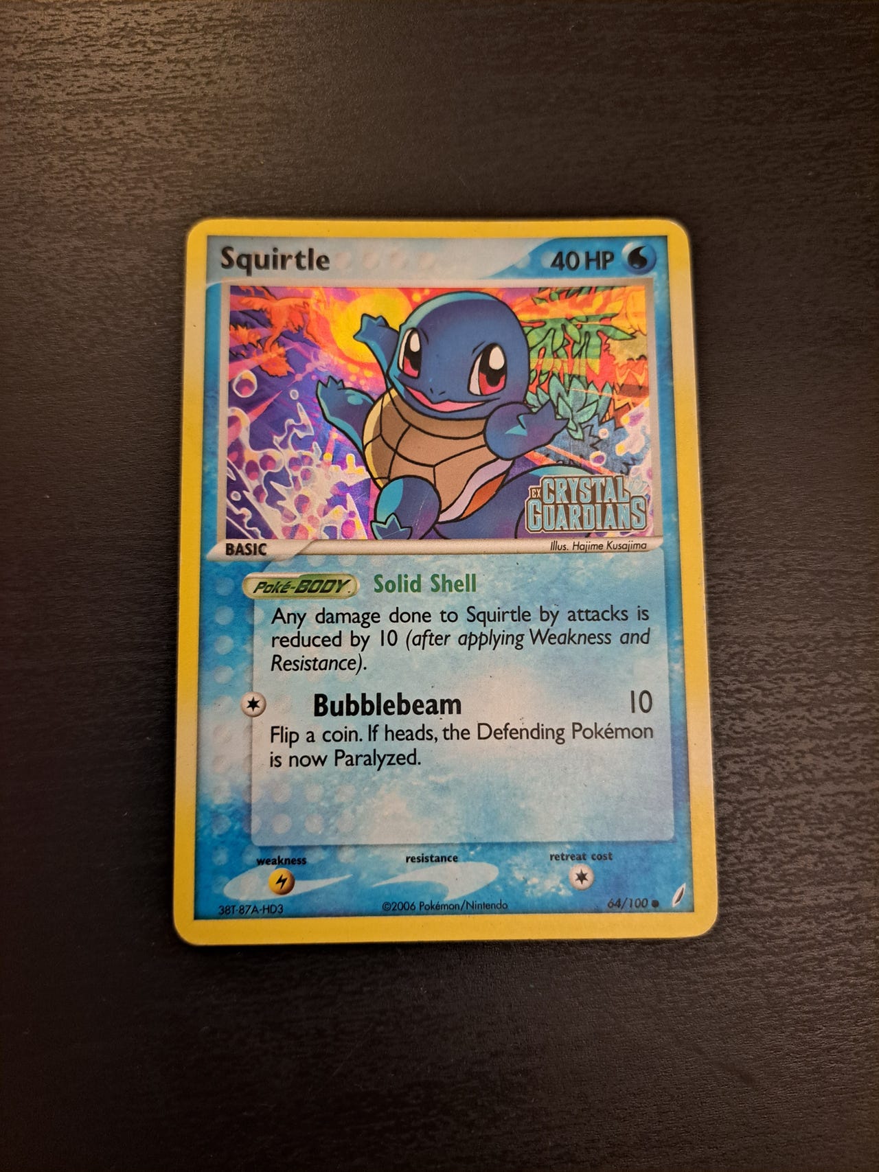 Squirtle reverse pokemonkort fra crystal guardians | FINN-torget