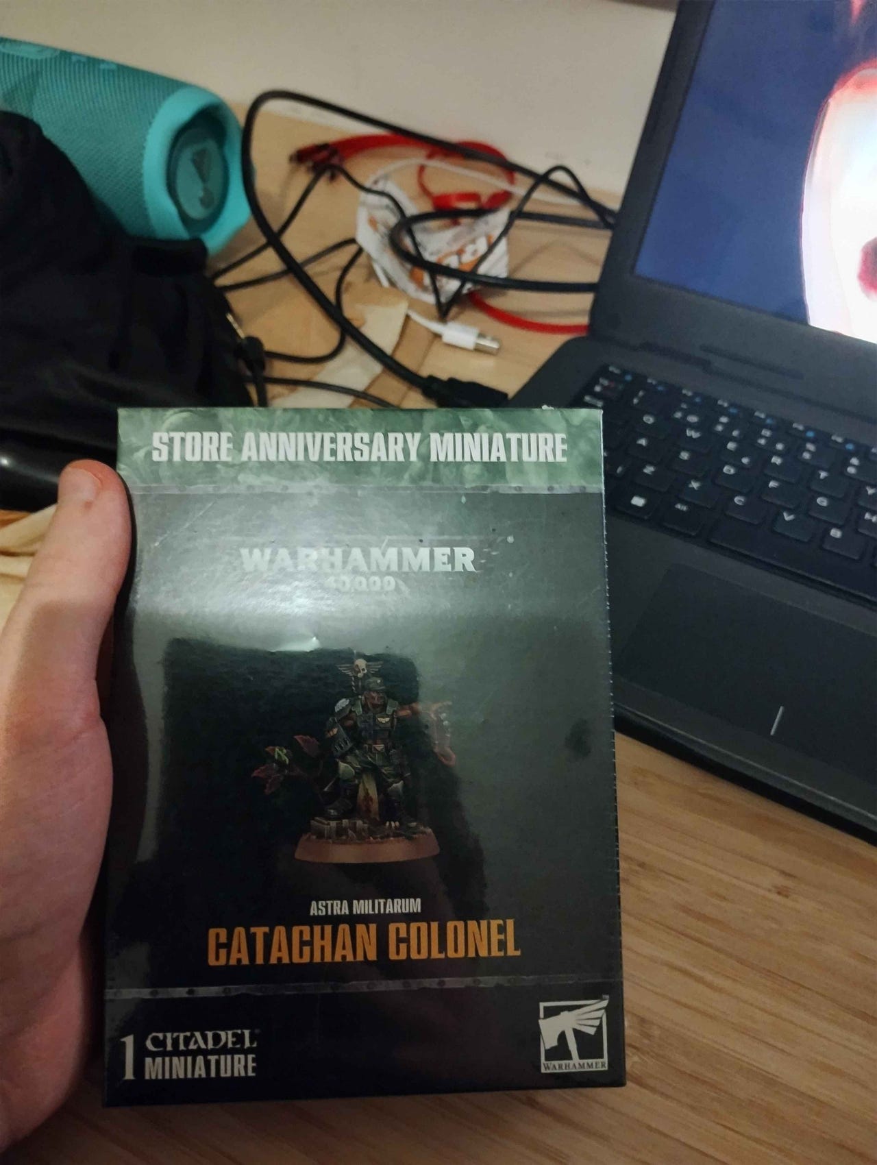 anniversary miniature warhammer 40k astra militarum catachan colonel ...