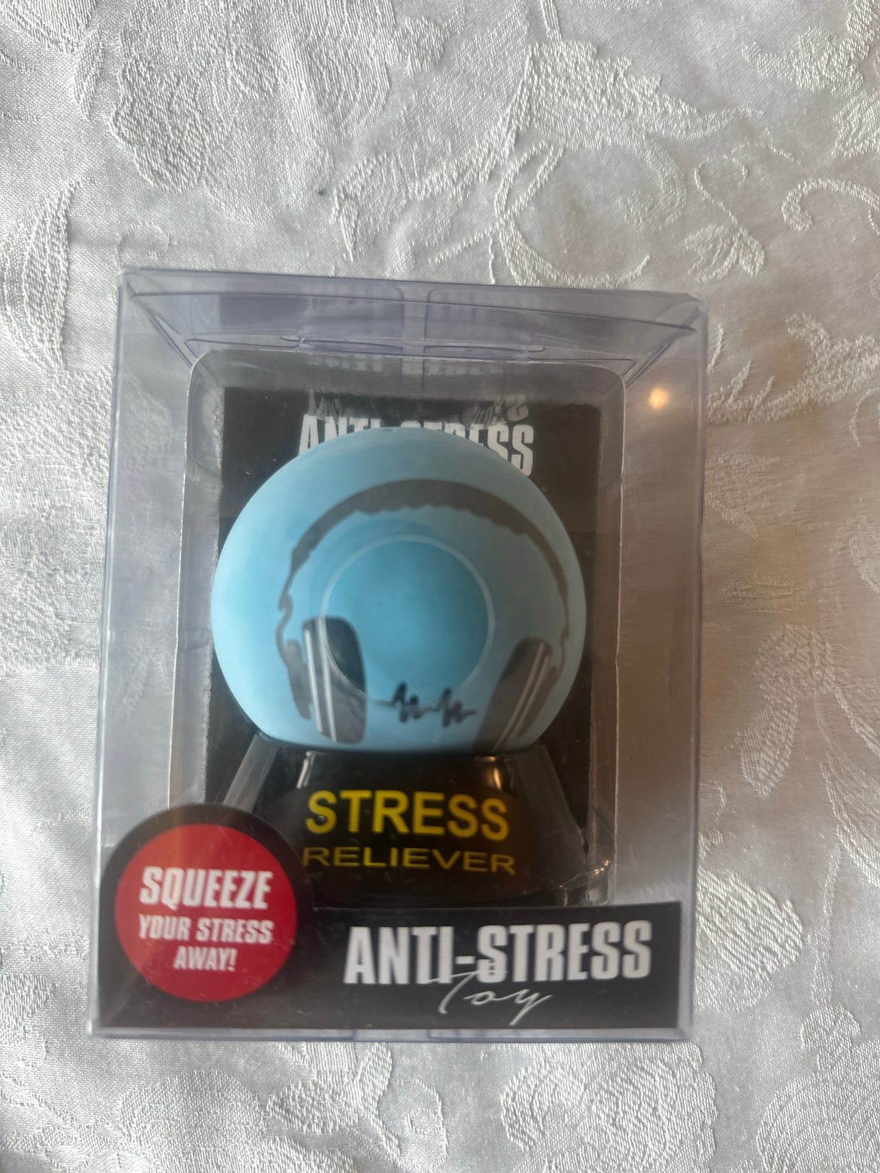 Helt ny og ubrukt! Anti-stress ball-stress reliever i forseglet pakning ...