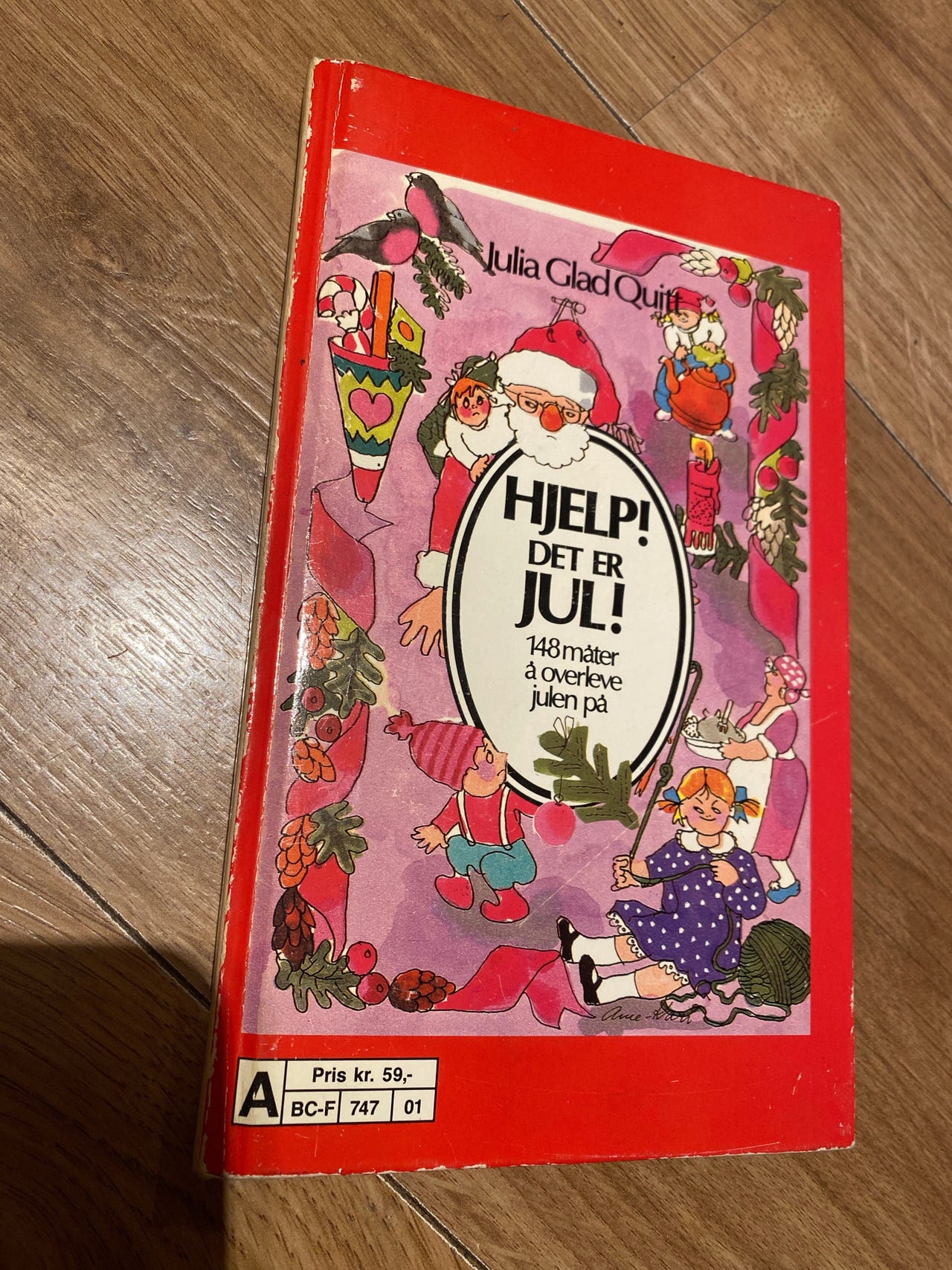 Gammel bok. 1993. HJELP! Det er JUL! 148 måter å overleve julen på. | FINN-torget