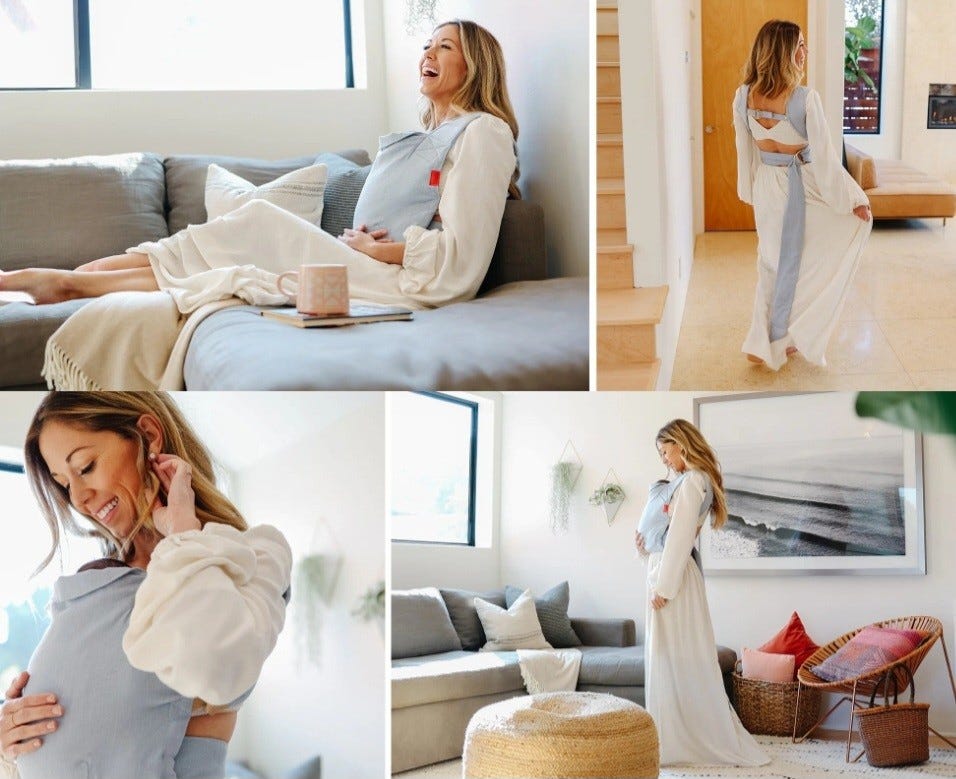 Sakura Bloom scoot i lys blå lin (ubrukt!) | FINN-torget