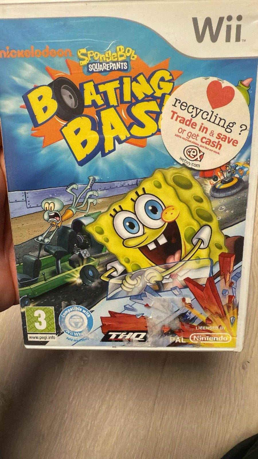 Nintendo Wii spill Sponge bob Boating Bash | FINN-torget