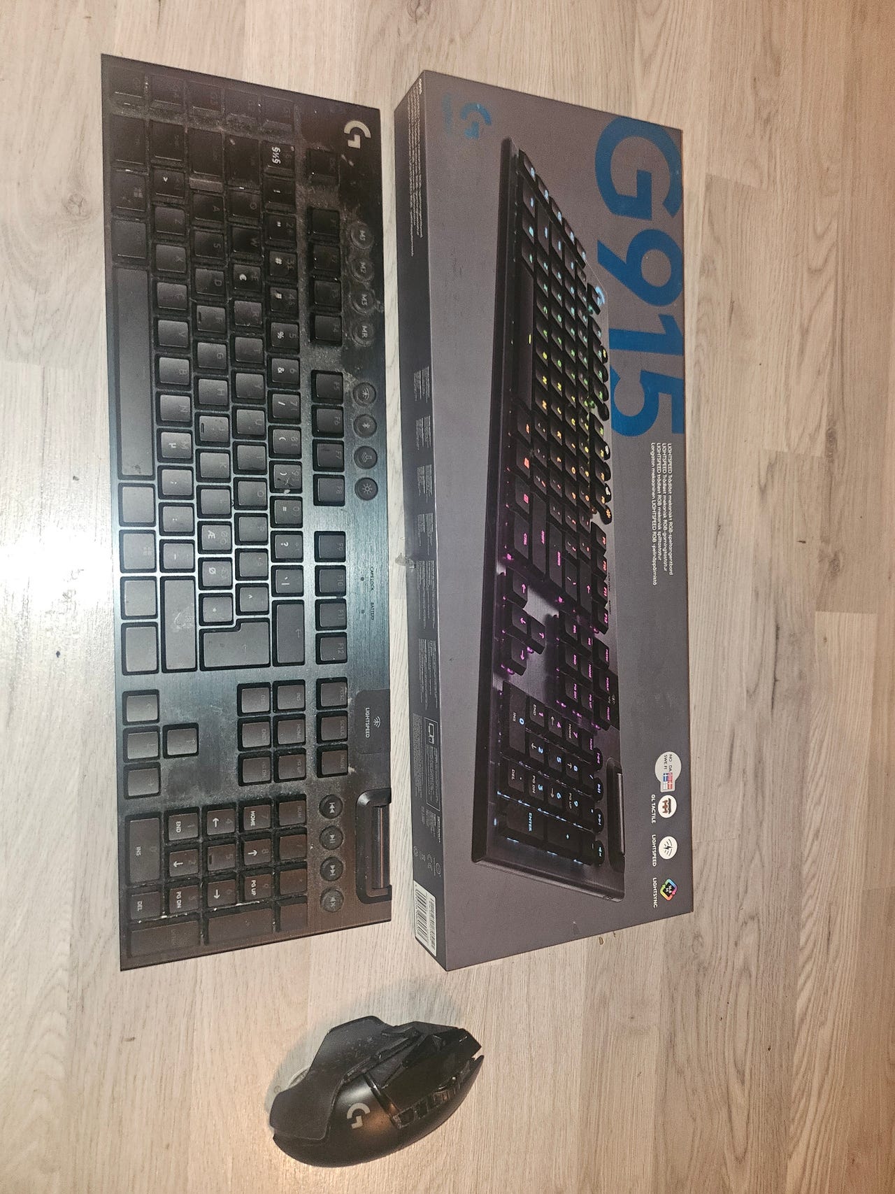 Logitec G915 lightspeed GL tactile og G502 lightspeed mus!!! | FINN-torget