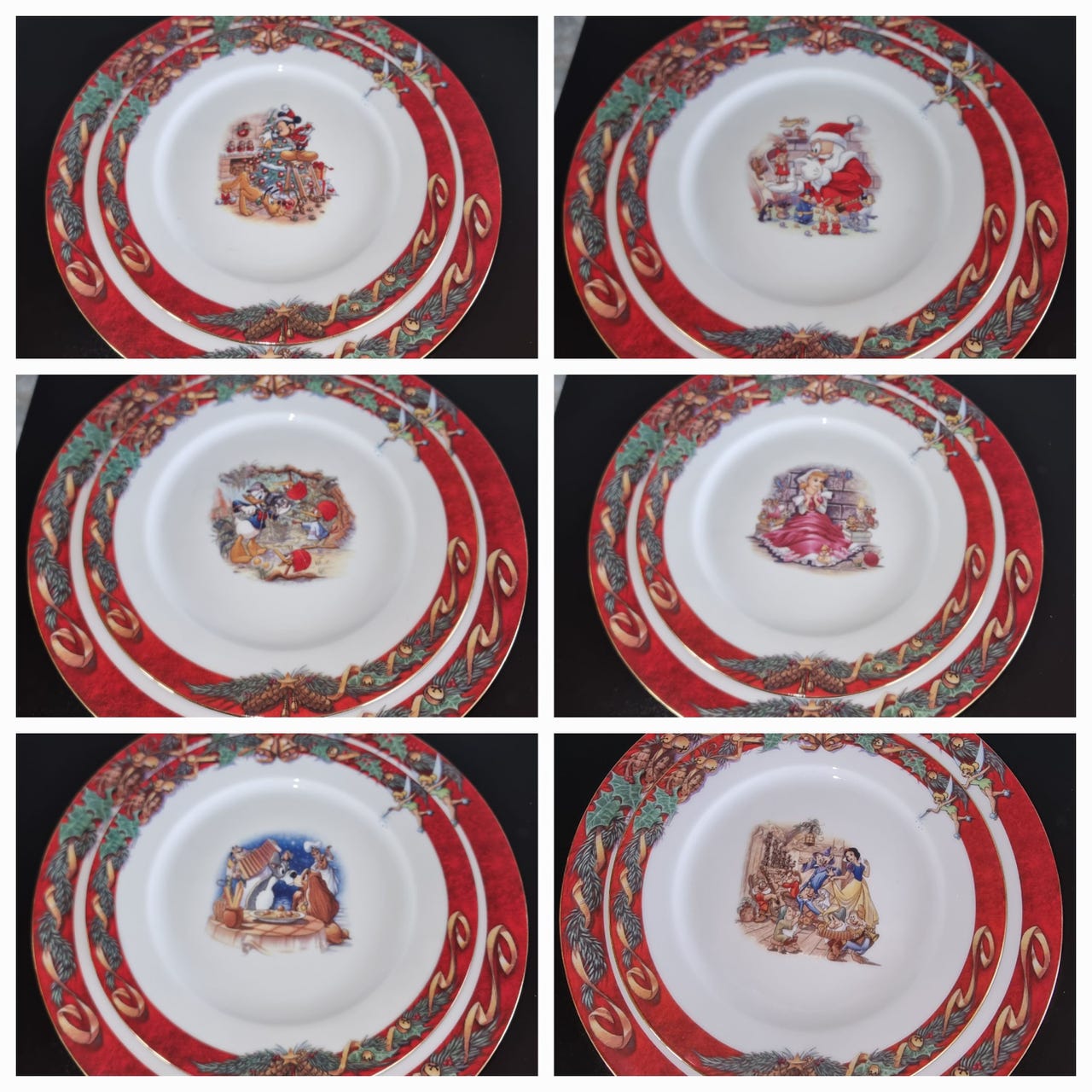 Disney jul firkløveren frokostfat 21 cm 12 motiver | FINN-torget
