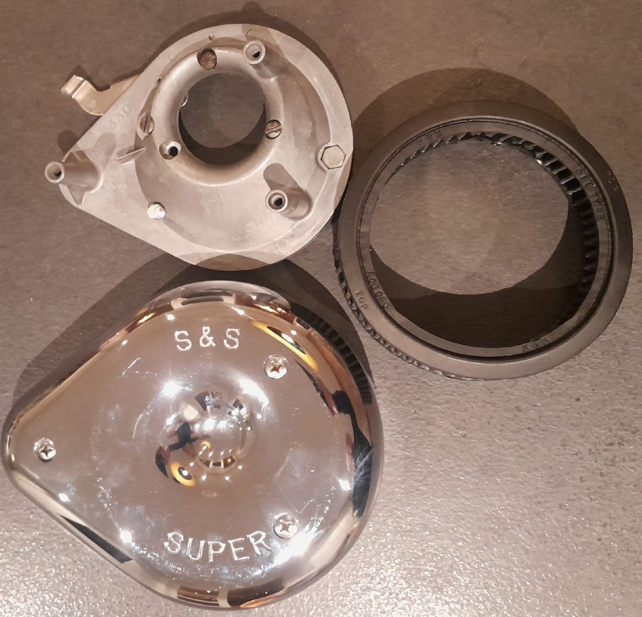 Harley S&S Super E - luftfilter kit | FINN-torget