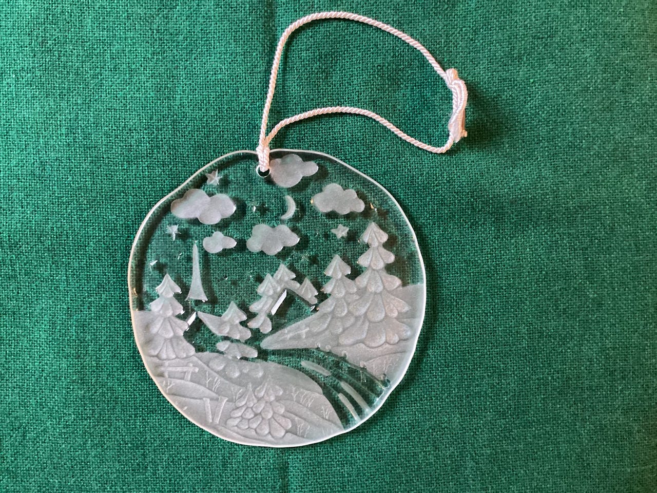 Walther Glass ,vindus pynt med vintermotiv 🎄 | FINN-torget